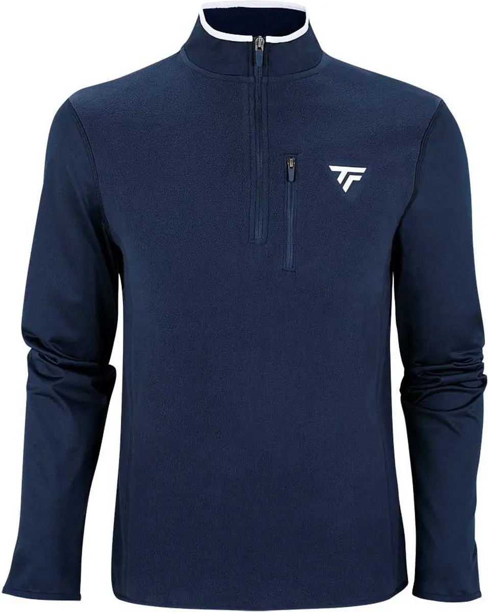 Tecnifibre Muški polar zip duks, Teget