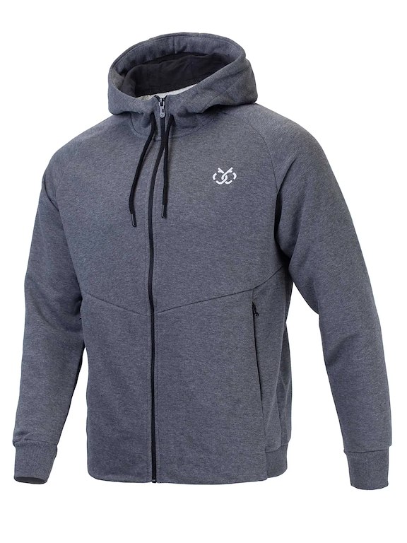 BRILLE Muški duks Oliver Hoodie sivi