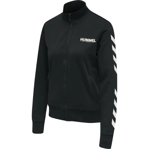 HUMMEL Ženski duks HMLLEGACY POLY Zip crni