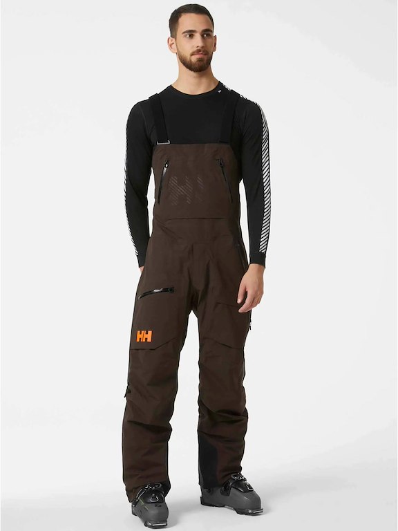 HELLY HANSEN Muške ski pantalone RIDGE INFINITY BIB SHELL Ski Pants braon