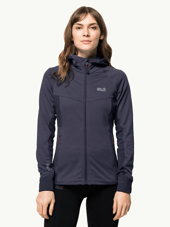 JACK WOLFSKIN Ženska jakna HYDRO GRID FLEECE W siva