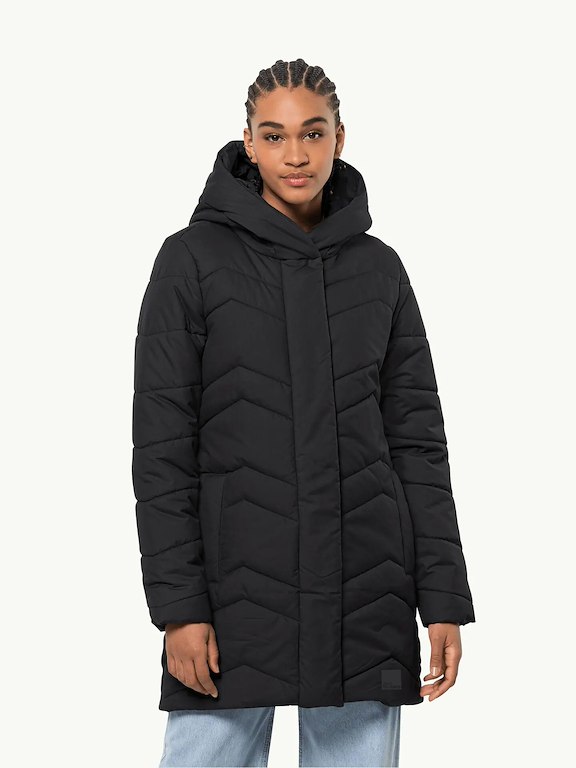 JACK WOLFSKIN Ženska jakna KYOTO COAT crna