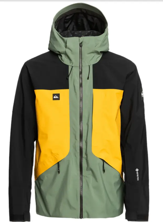 QUIKSILVER Muška ski jakna, Performance Mountain Wear Gore-Tex, Žuta