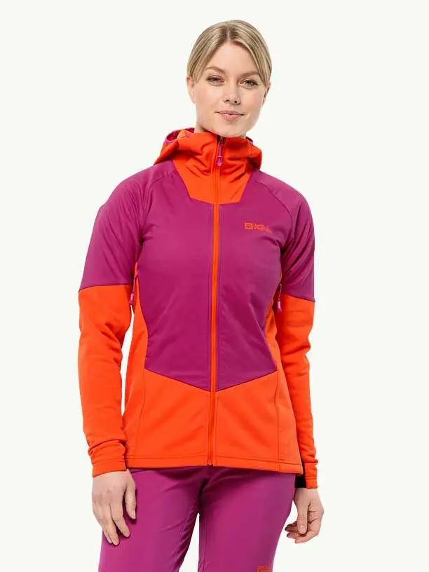 JACK WOLFSKIN Ženska ski jakna Alpspitze Ins Hybrid JW-1207821 šarena