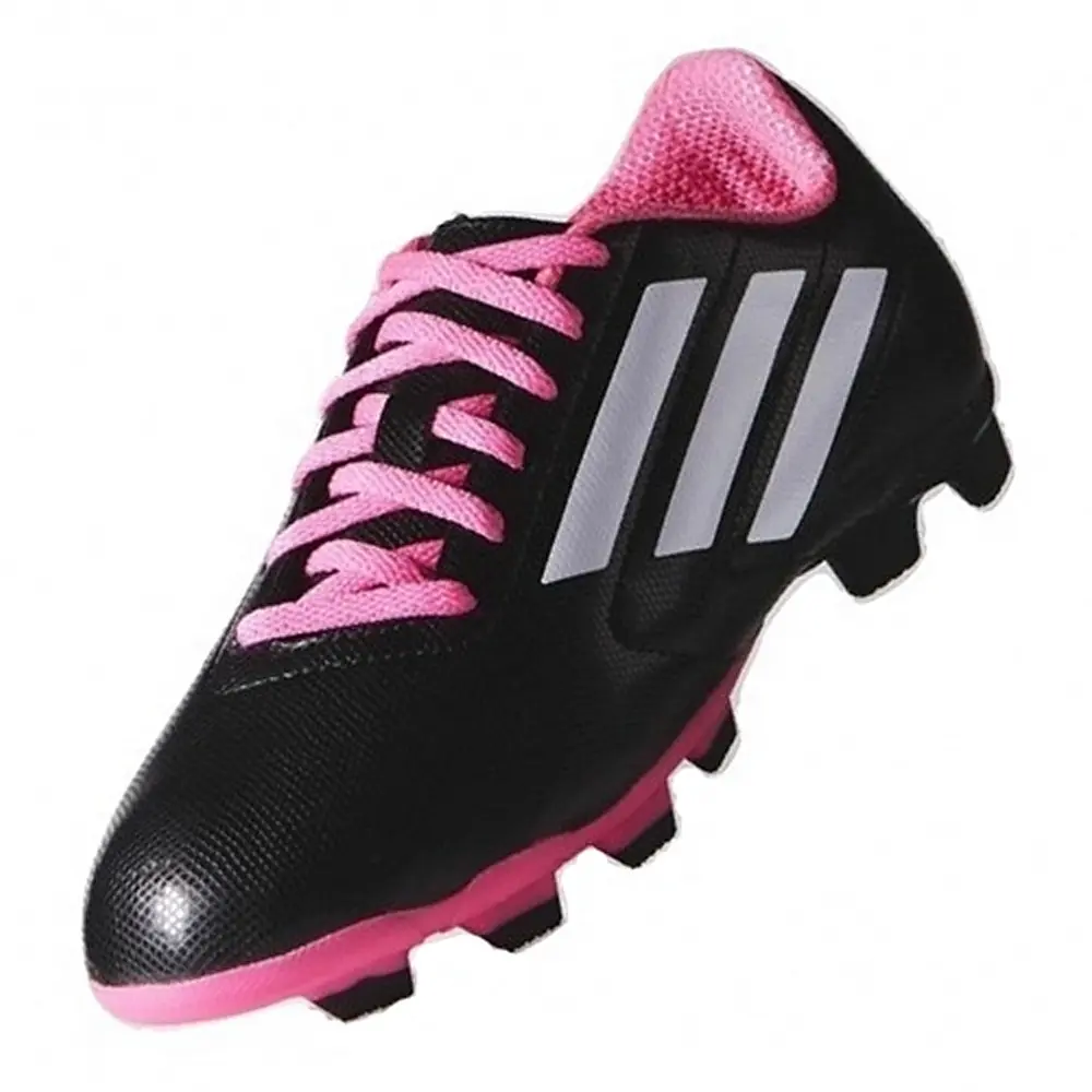 Adidas Kopačke za devojčice Conquisto FG B25594, Crno - roze