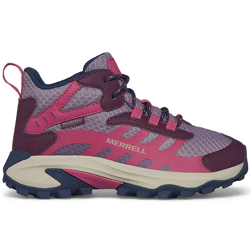 MERRELL Cipele za planinarenje za devojčice Moab Speed 2 Mid WTRPF, Roze