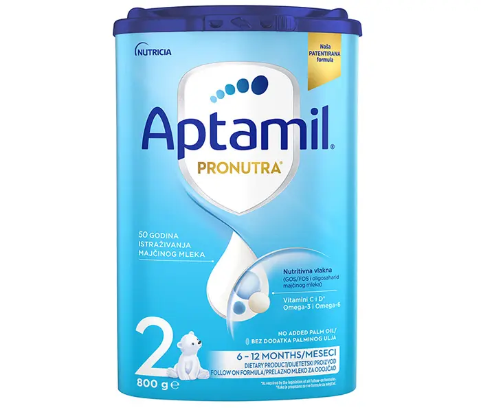 NUTRICIA Mlečna formula za odoјčad od 6-12 meseci 800gr aptamil 2