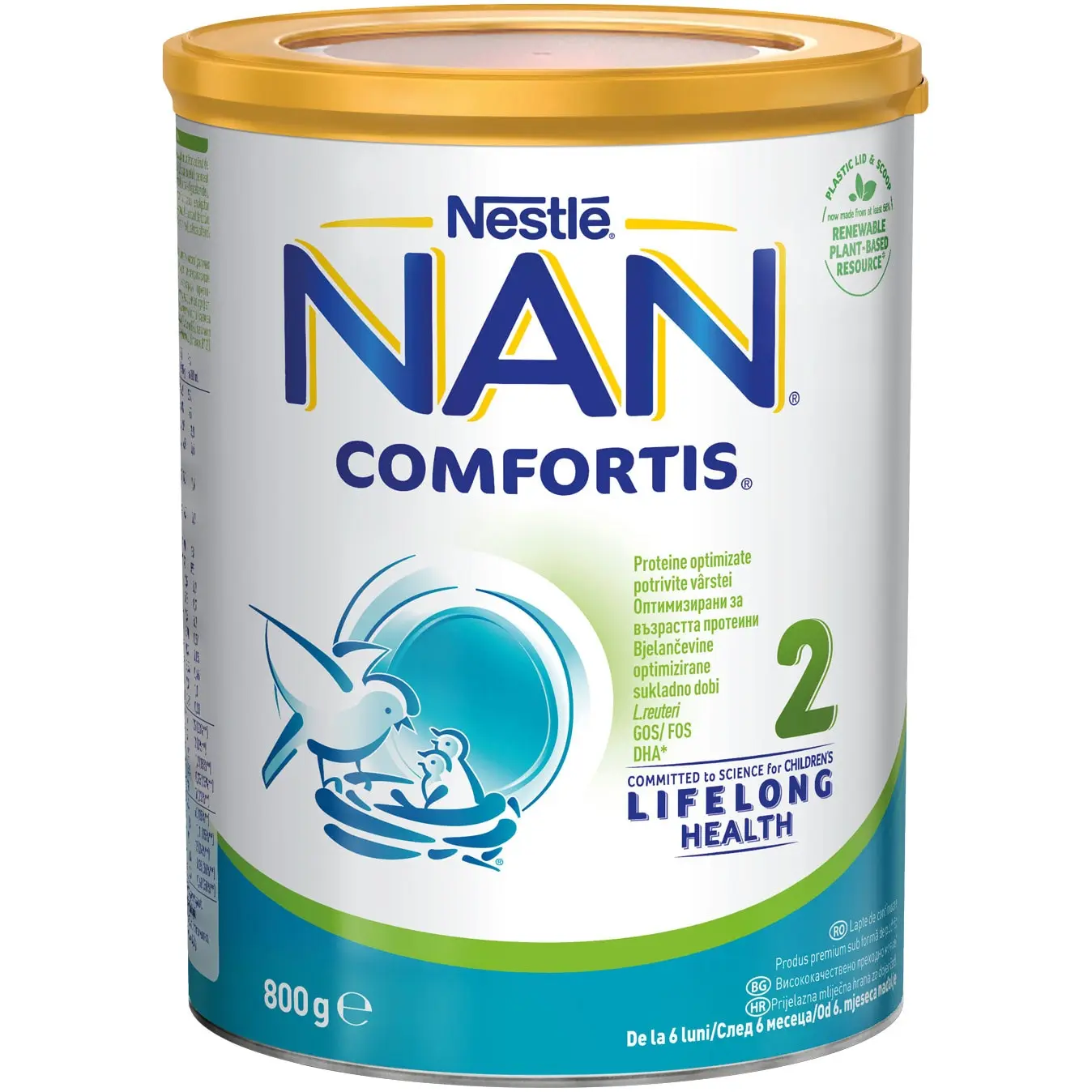 NESTLE Follov-up formula za novorođenčad od 6-12 m, 800 g nan comfortis 2