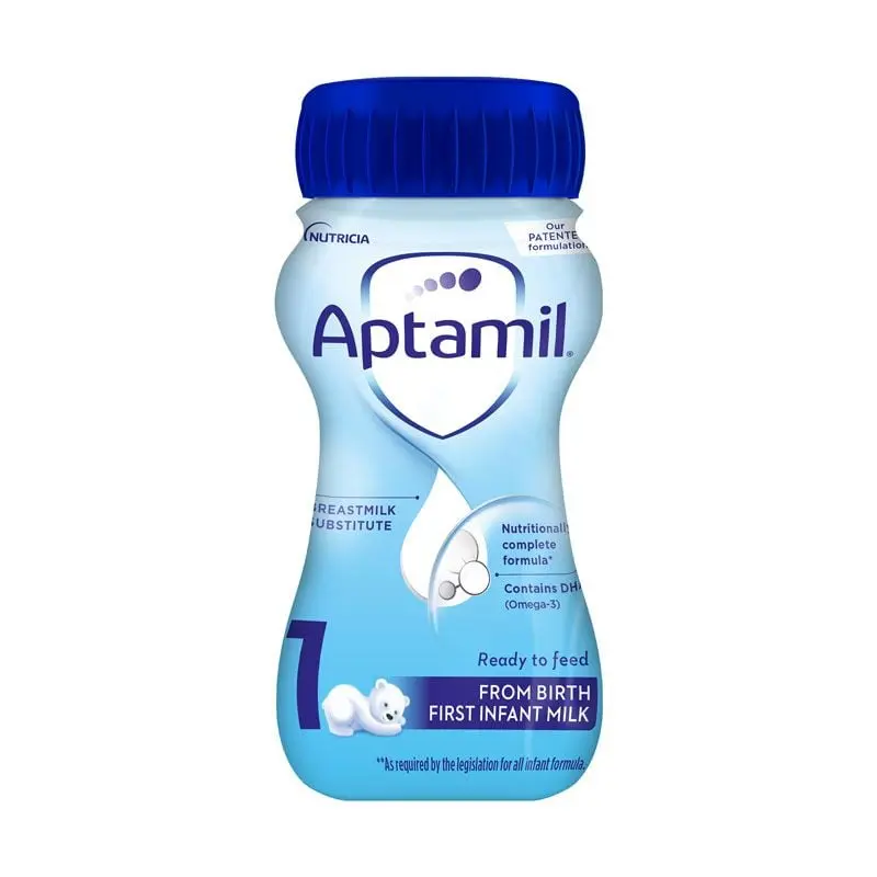 NUTRICIA Dohrana za bebe Aptamil Liquid 1 200ml