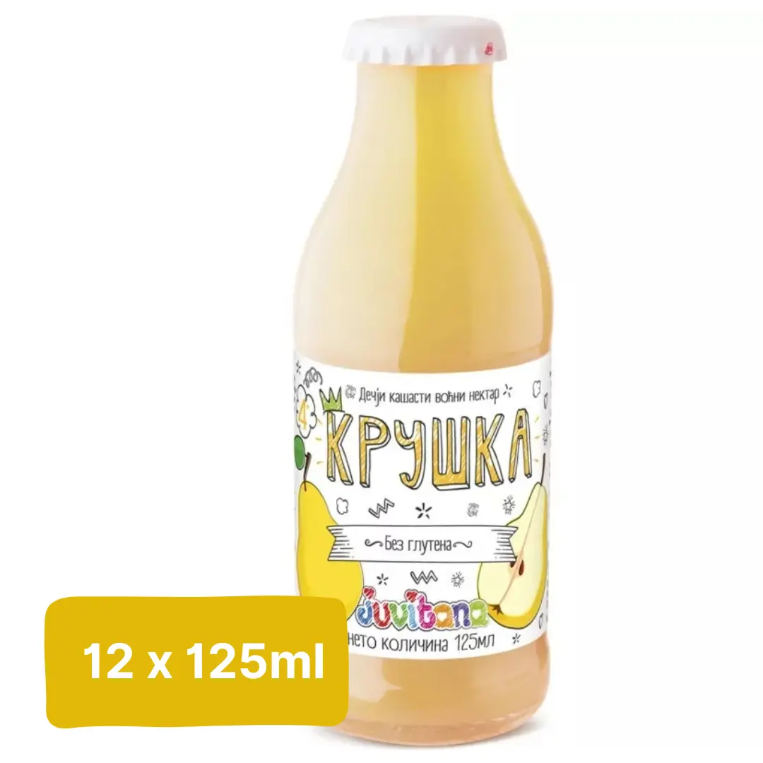 Juvitana Kašasti sok od kruške, 12x130g