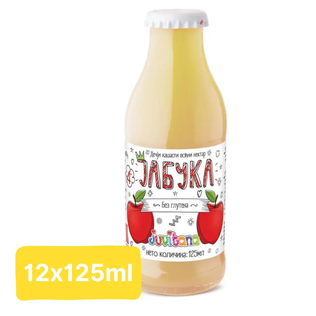 Juvitana Kašasti sok od jabuke, 12x130g