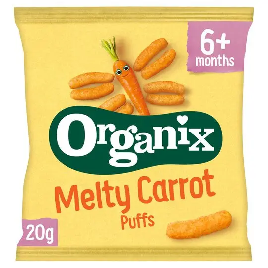 ORGANIX Organski šargarepa flips 6m+ 20g