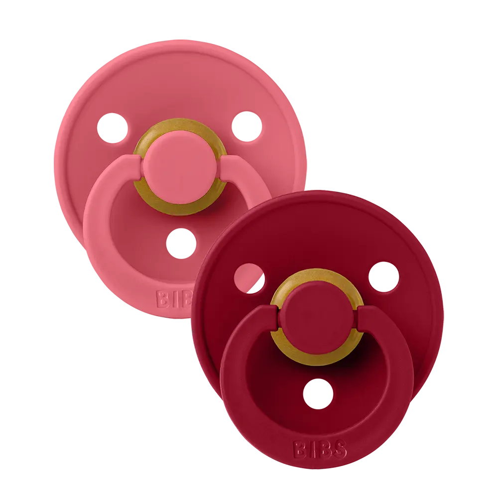 BIBS Cucle, 6-18m, 2 komada, Coral Rubi