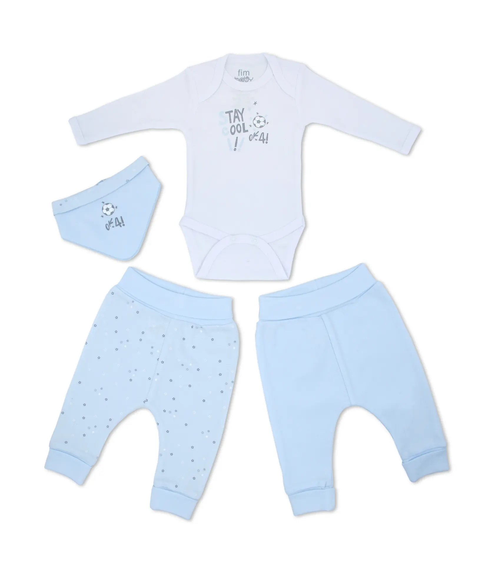 FIM BABY Bebi set 4/1 Stay Cool plavi