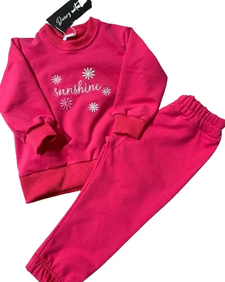 Divars Komplet trenerka za bebe Sunshine, Roze