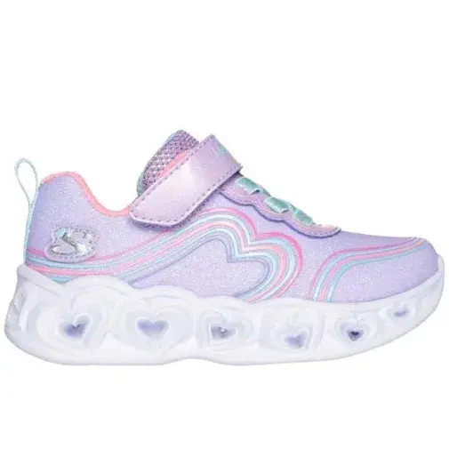 SKECHERS Patike za bebe HEART LIGHTS uzrasta Ljubičaste