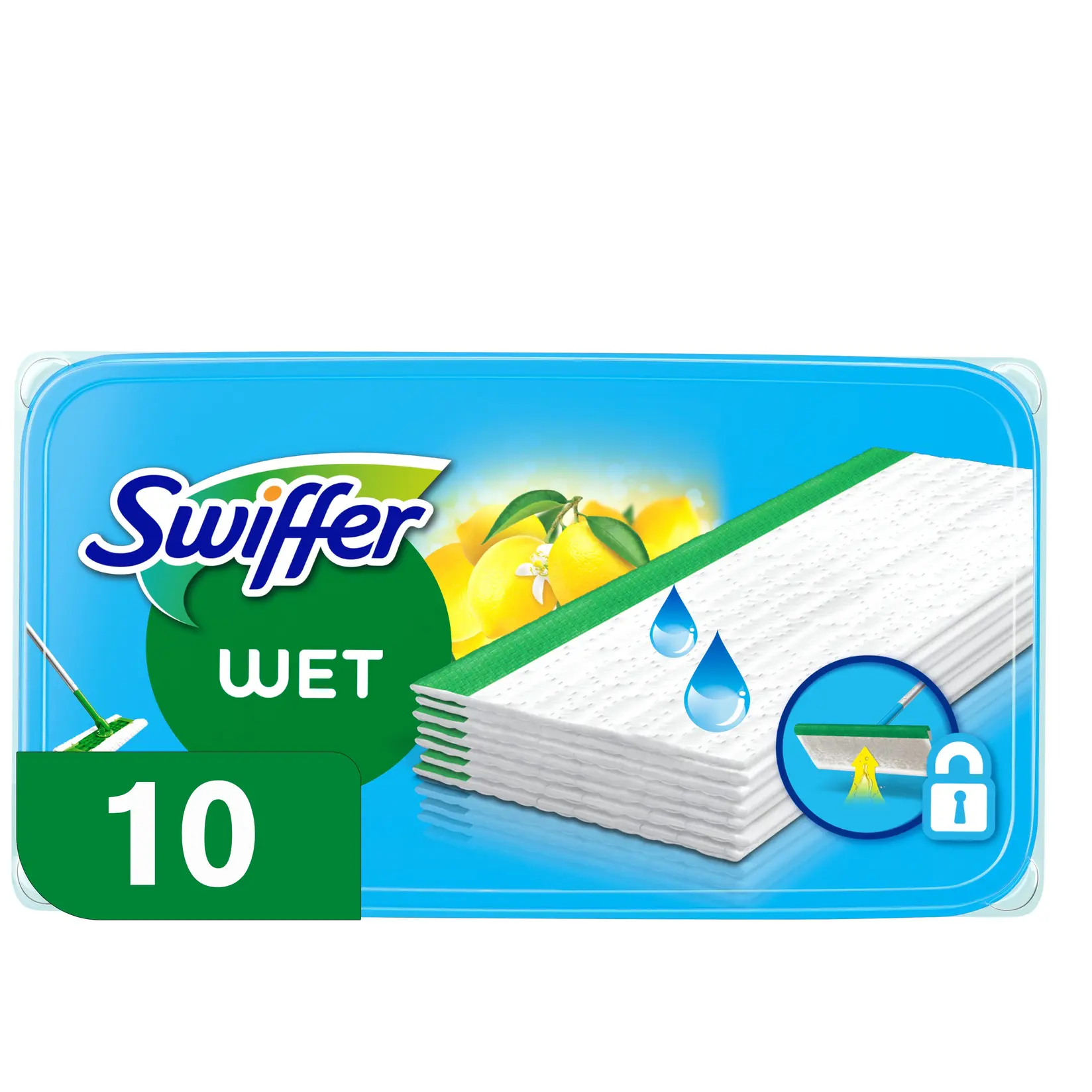 Swiffer Maramice za vlažno čišćenje podova, 10 komada
