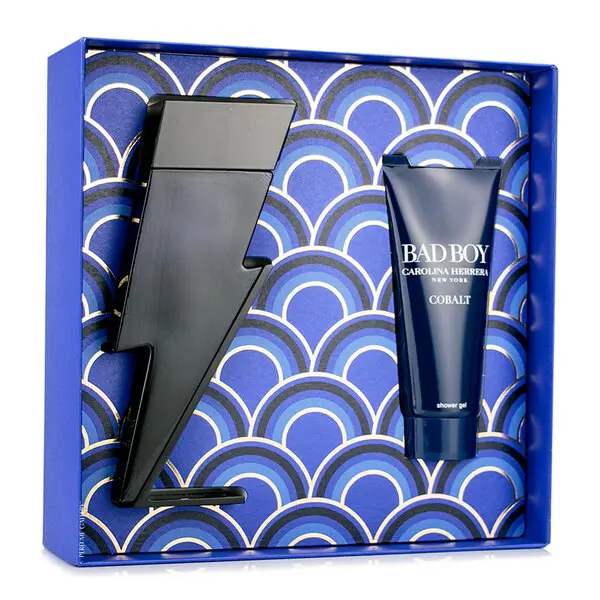 CAROLINA HERRERA Muški parfemski set Bad Boy Cobalt Elixir 100ml EDP + 100ml gel za tuširanje