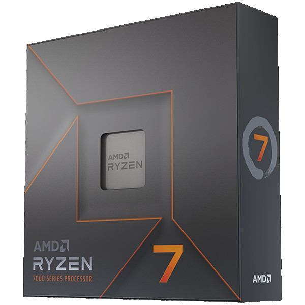 AMD CPU Desktop Ryzen 7 8C16T 7700X (4.55.0GHz Boost,40MB,105W,AM5) box, with Radeon Graphics ( 100-100000591WOF )