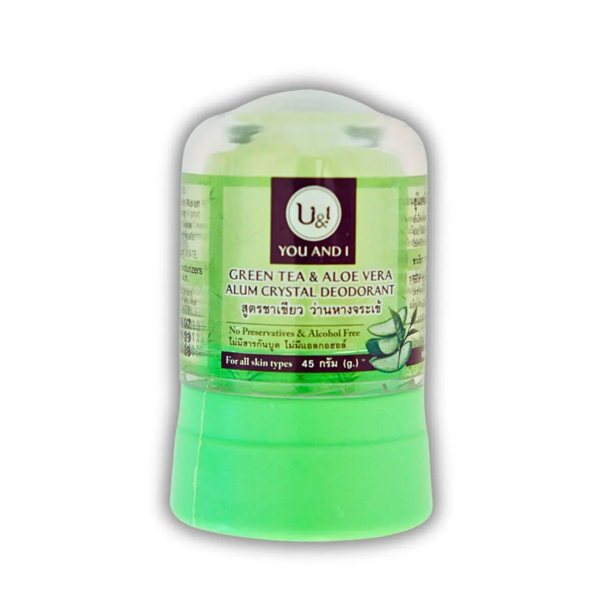 U&I Dezodorans Cristal, Aloe Vera, 45g