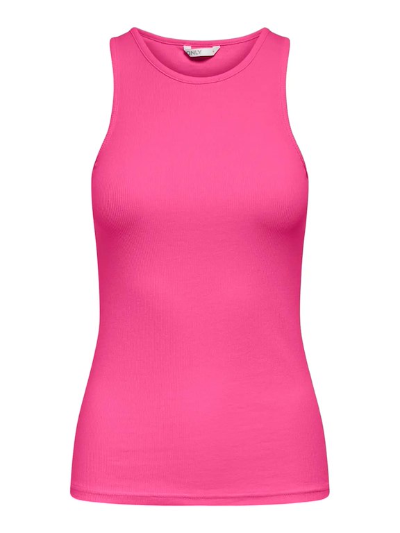 ONLY Ženska majica ONLKENYA RIB TANK TOP JRS NOOS roze