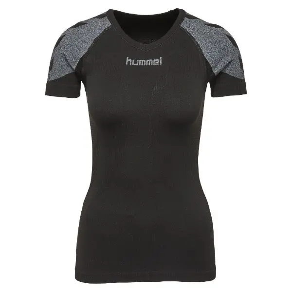 HUMMEL Ženska majica First Comfort SS Women Jersey crno-siva