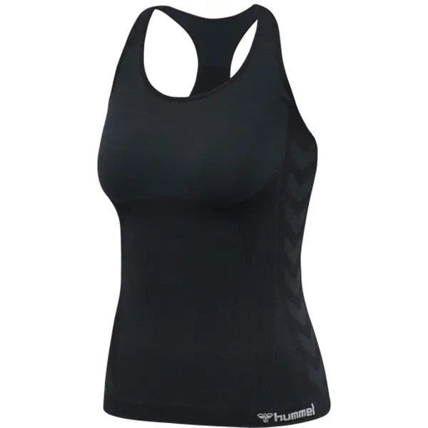 HUMMEL Ženska majica Hmlclea Seamless Top 210509-2508 crna