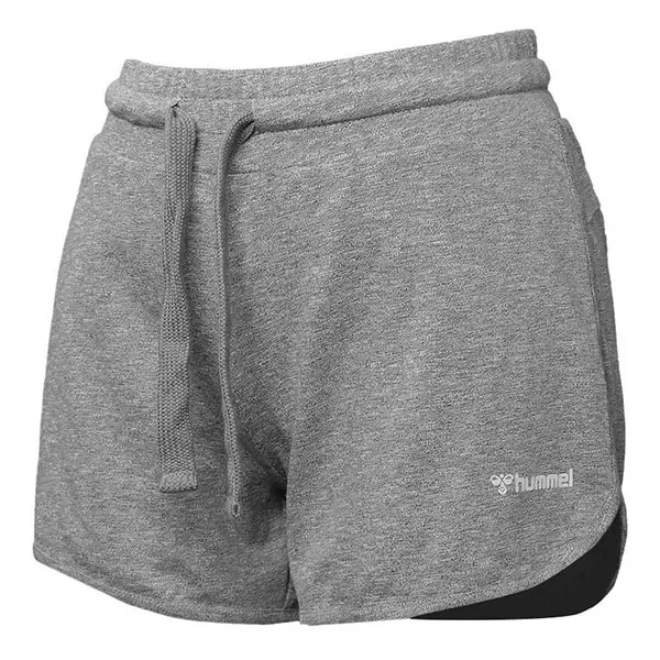 HUMMEL Ženski šorts Hmlsienna Shorts T931455-9003 sivi