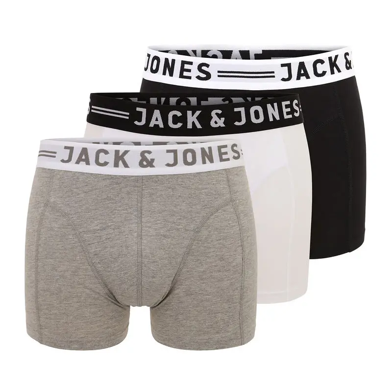 JACK & JONES Muške bokserice 12081832 3/1 sive