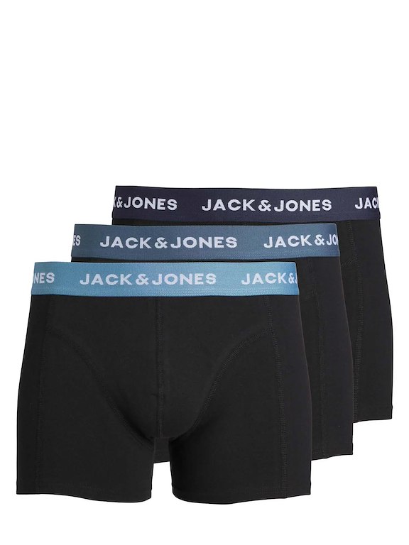 JACK & JONES Muške bokserice 12240256 3/1 crne