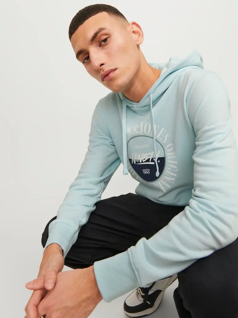 Jack & Jones Muški duks Cobin, Plava