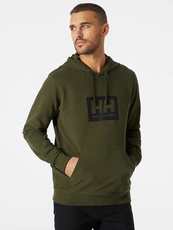 HELLY HANSEN Muški duks Hh Box HH-53289 tamnozeleni