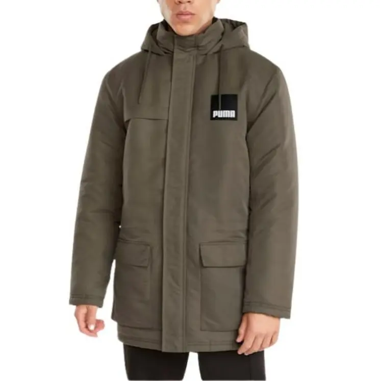 PUMA Muška jakna PADDED PARKA siva