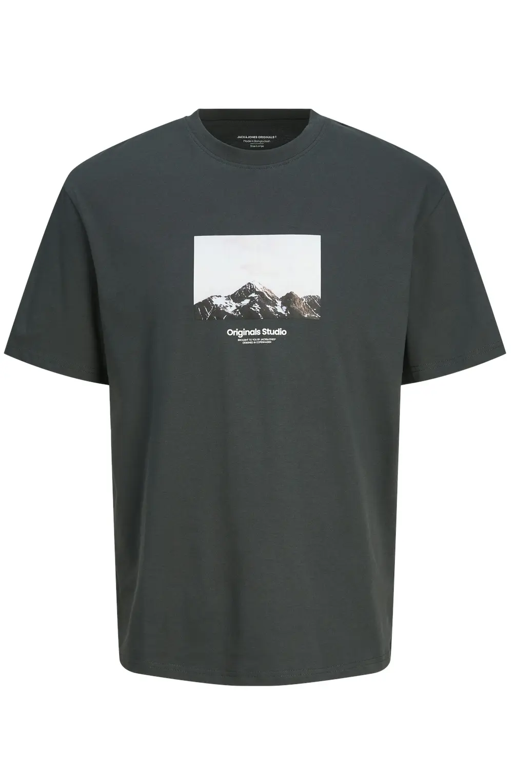 JACK & JONES Muška majica 12250421, Tamnosiva