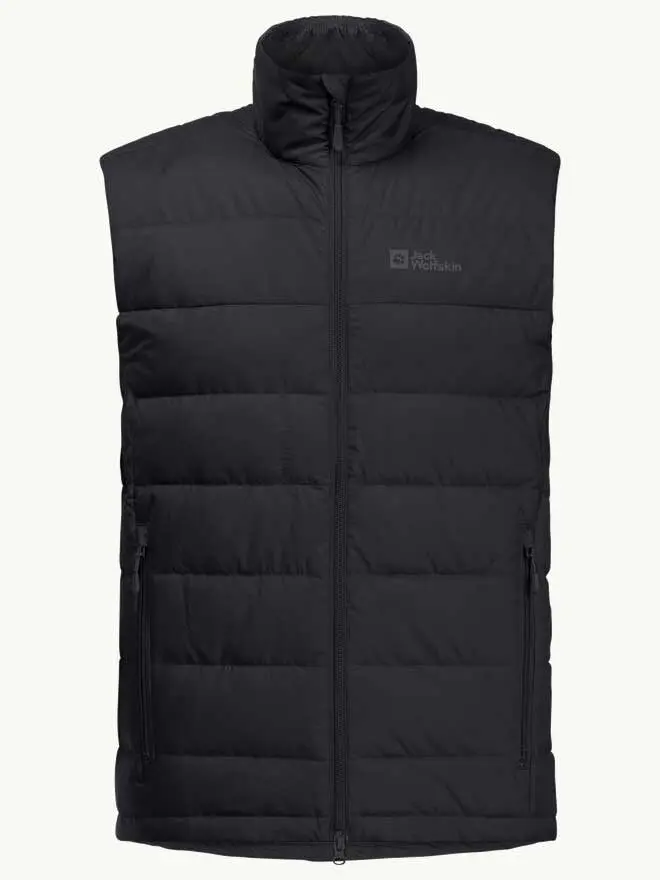 JACK WOLFSKIN Muški prsluk Ather Down Vest M JW-1207691 crni