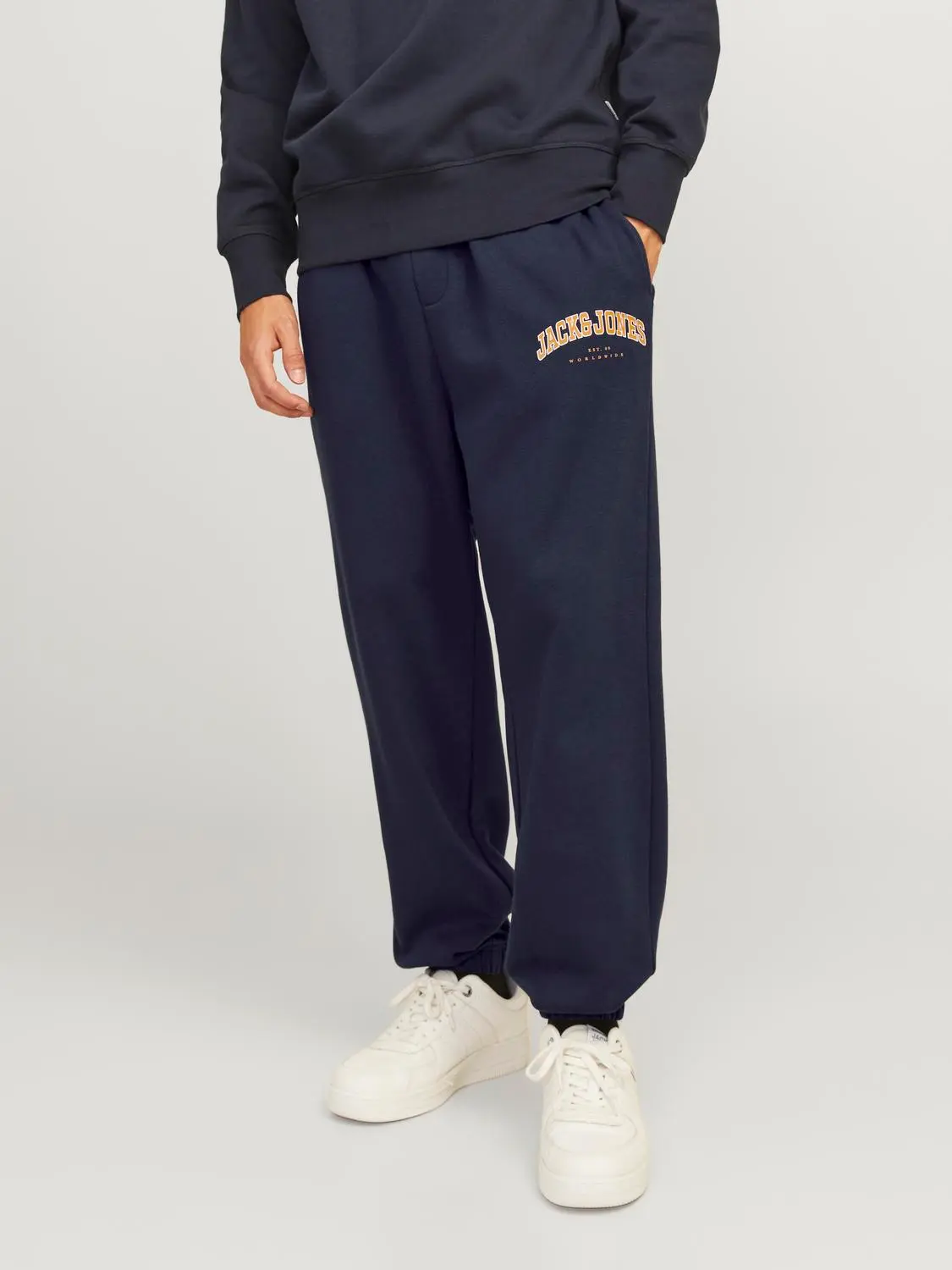 JACK & JONES Muški donji deo trenerke 12257962, Teget