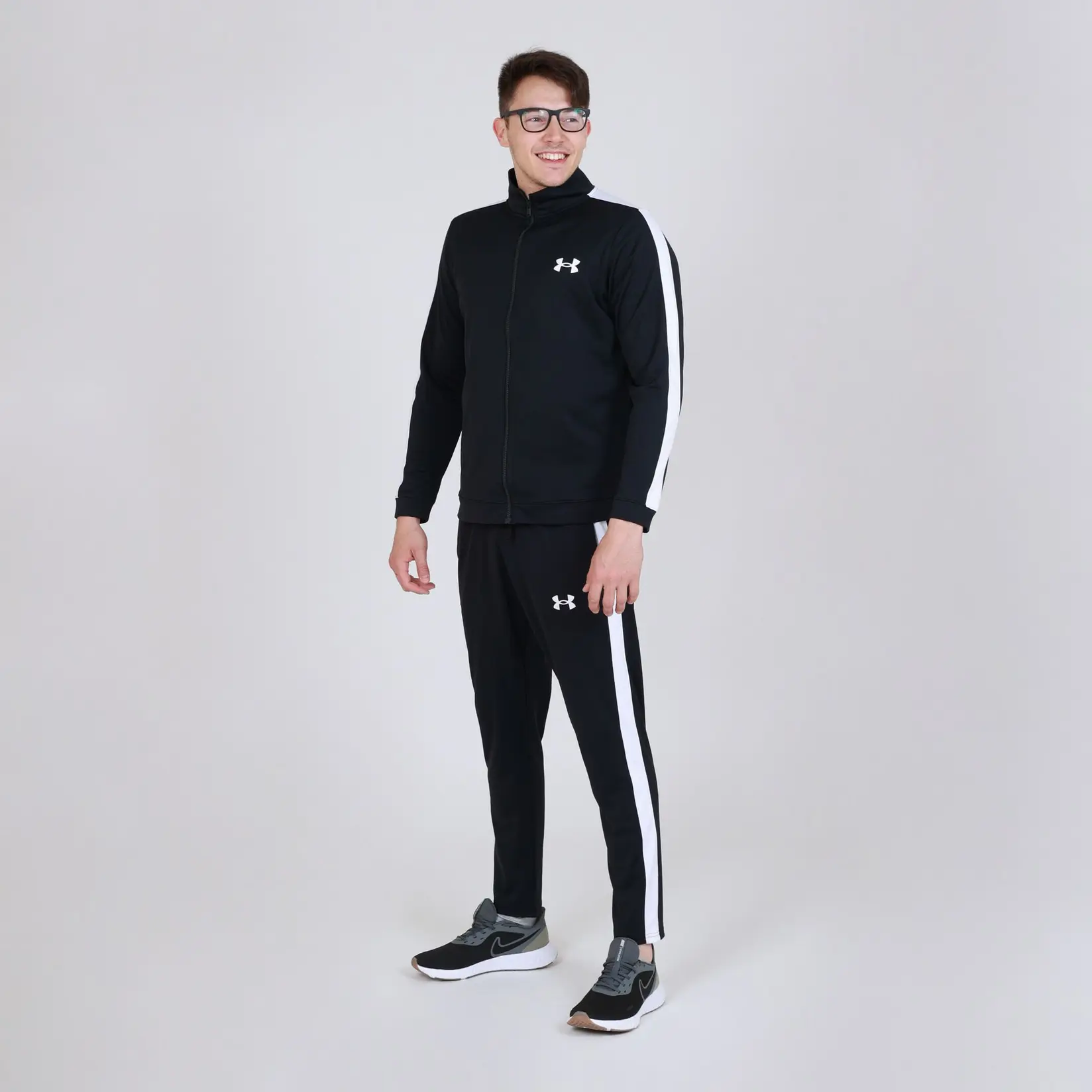 UNDER ARMOUR Muška komplet trenerka Knit Track Suit 1357139-001 crna