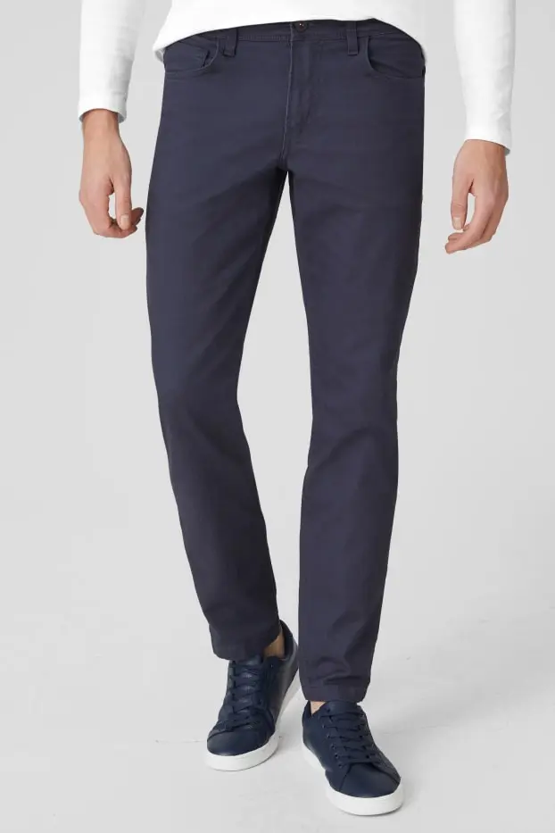 C&A Muške pantalone, Slim Fit, Teget