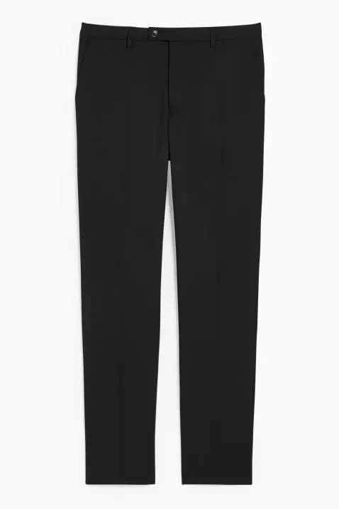 C&A Muške pantalone, Slim fit, Crne