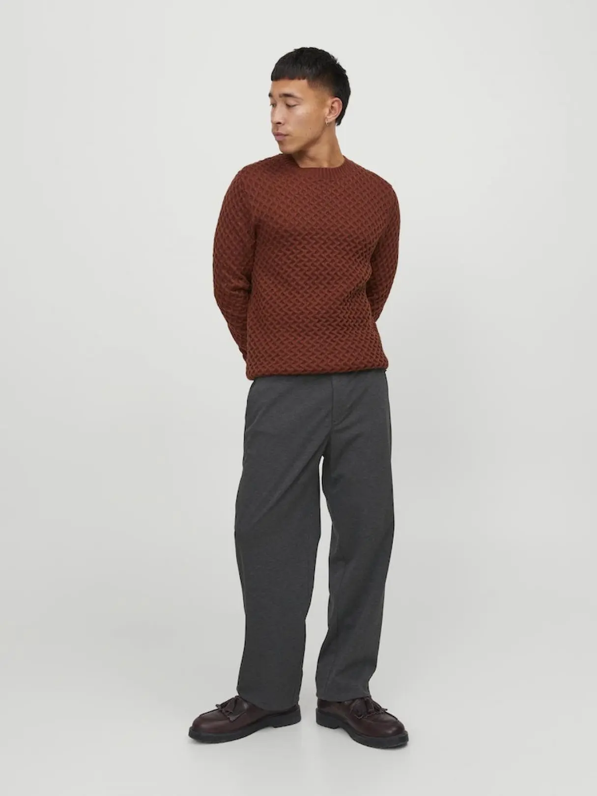 Jack & Jones Muške pantalone Karl, Sive