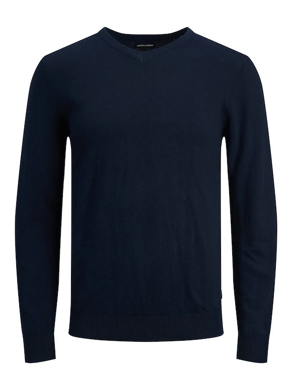 JACK & JONES Muški džemper V-Neck 12208365 teget