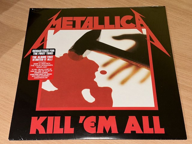 Metallica – Kill `Em All (LP), NOVO !!!!!