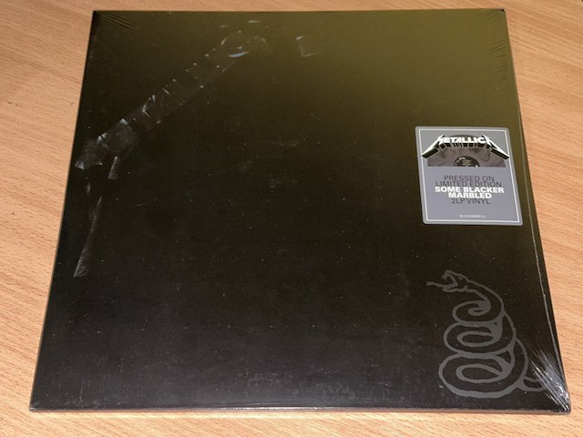 Metallica – Metallica (2LP, Blacker Marbled), NOVO !!!!