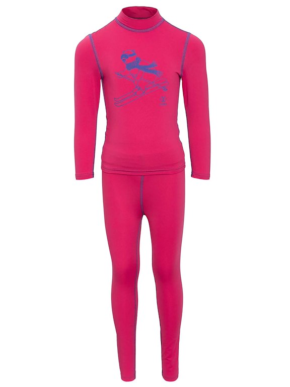 BRILLE Aktivni veš komplet za devojčice WARM BASE LAYER SD231106 roze