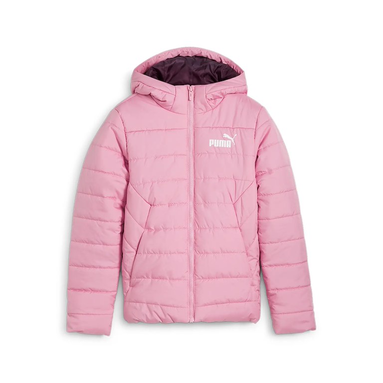 PUMA Jakna za devojčice ESS Hooded Padded, 670559-48, Roze