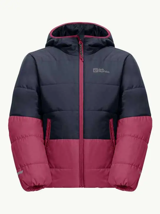 JACK WOLFSKIN Jakna za devojčice Two Hills Ins JW-1610131 roze-teget