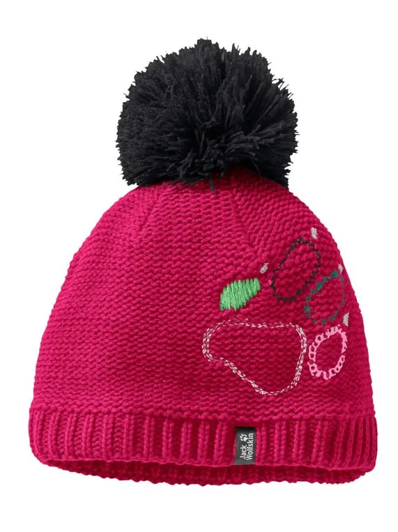 JACK WOLFSKIN Dečija kapa PAW KNIT KIDS Cap roze