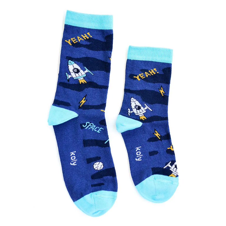 KOLY SOCKS Čarape Svemir