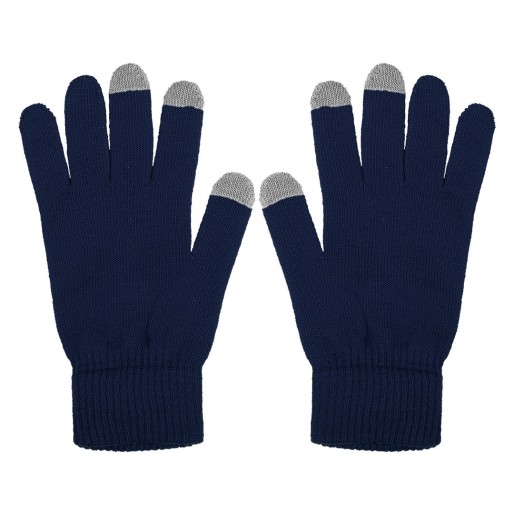 TOUCH GLOVE, RUKAVICE SA TRI AKTIVNA "TOUCH" PRSTA, PLAVI, L/XL