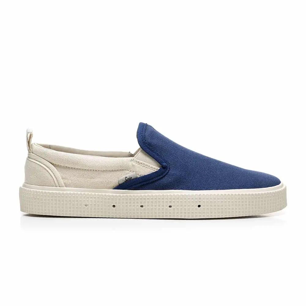 SANJO Ženske espadrile SL250 // OG plavo-bele